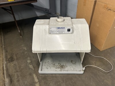 HEMCO 24500 Vented Table Top Hood Workstation with Vapor Proof Light | eBay