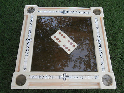 Domino Tables by Art with Beautiful Large Domino Inlay All Hand Crafted ...