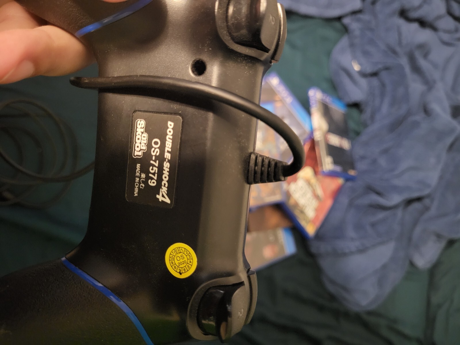 DOUBLE-SHOCK 4 Wired Controller for PS4 Old Skool | eBay