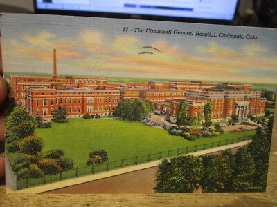Y1 Vintage Old OHIO Postcard CINCINNATI General Hospital Children ...