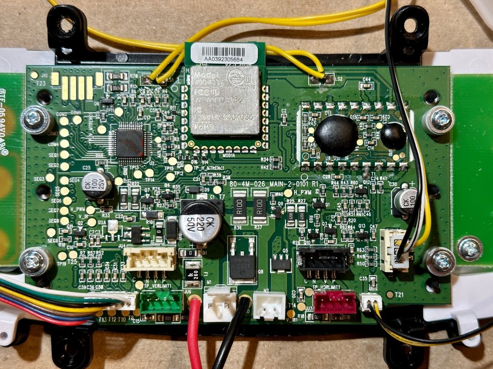 MamaRoo PCB Circuit Board Control Panel Replacement LCD Electronic ...