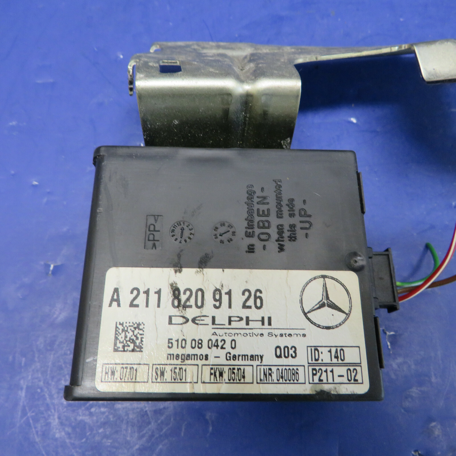 Mercedes W215 CL500 AMG S430 E320 CLK500 Anti Theft Alarm Module 211 ...