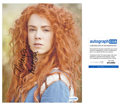 AMY MANSON SIGNED MERIDA ONCE UPON A TIME 8X10 PHOTO w/ ACOA Autograph ...