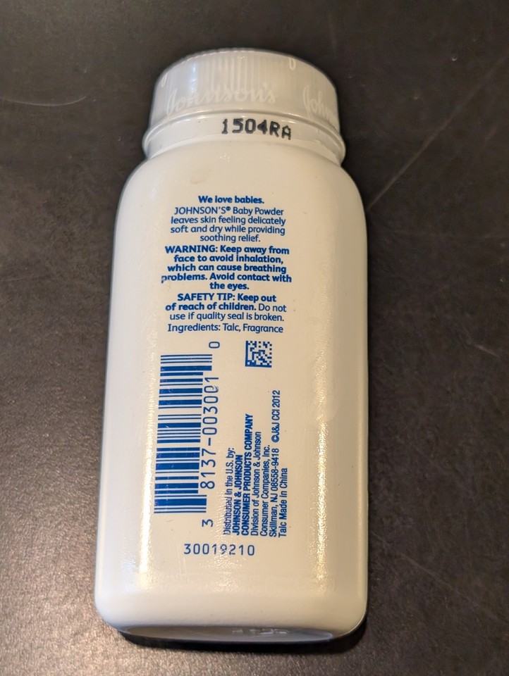 Johnson's Baby Powder 1.5-oz Talc Original Travel Size | eBay