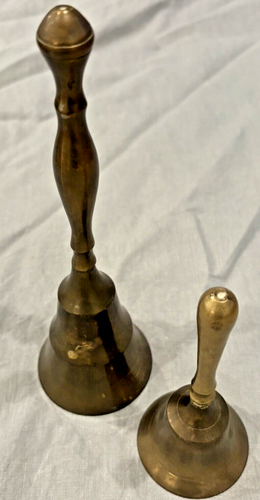 Vintage Brass Hand Bells Set - Elegant Designs, Made in India ...