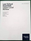 Law School Essentials: Upper-Level Review - Paperback - GOOD | eBay