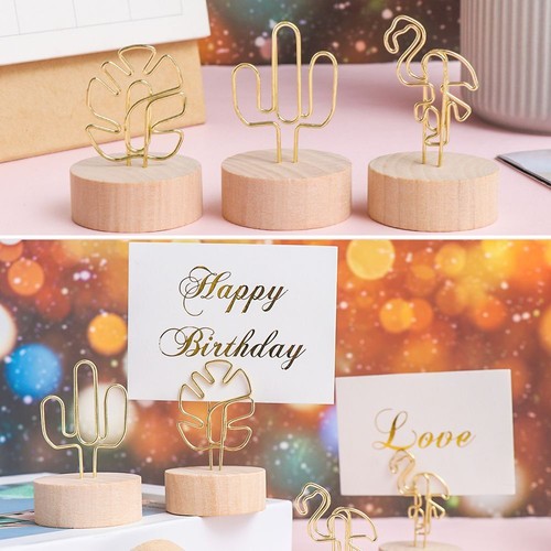 Supplies Round Shape Base Photos Clips Clamps Stand Picture Frame Place ...