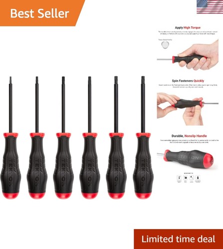 Torx High-Torque Black Oxide Blade Screwdriver Set, 6-Piece T10-T30 ...