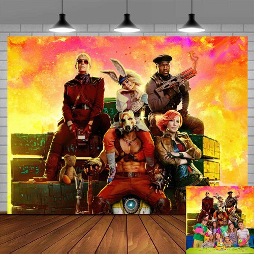 Borderlands Party Birthday Decor Backdrop Baby Shower Banner Vinyl ...