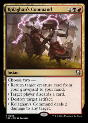 MTG Kolaghan's Command (268/782) Modern Horizons 3 Commander NM | eBay