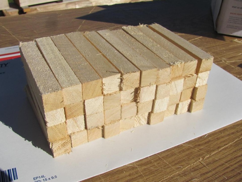 (110)1" x 1" x 5 3/4" Solid Basswood Carving Turning Wood Blocks | eBay