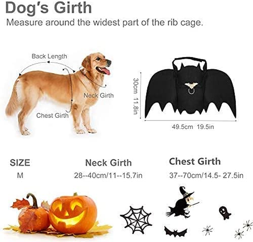 Dog Bat Wings, Halloween Costumes for Dogs, Pet Costume, Bat Wings for ...