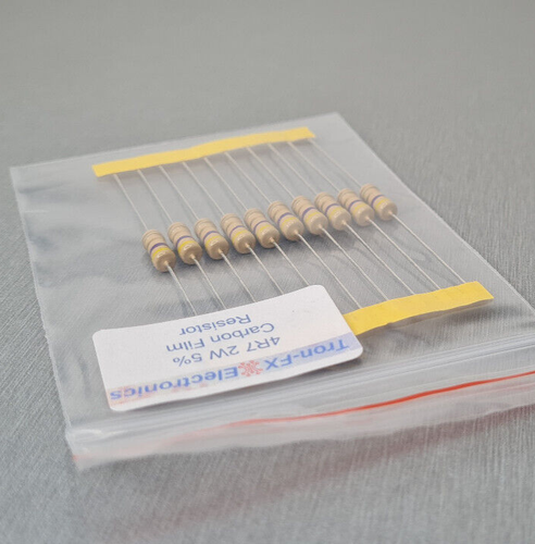 10PCS 4R7 2W 5% Carbon Film Resistor 4.7R CF 2 Watt | eBay Australia