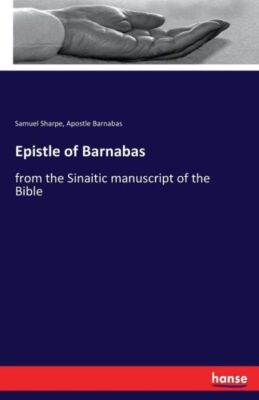 Epistle Of Barnabas 9783337099992| eBay