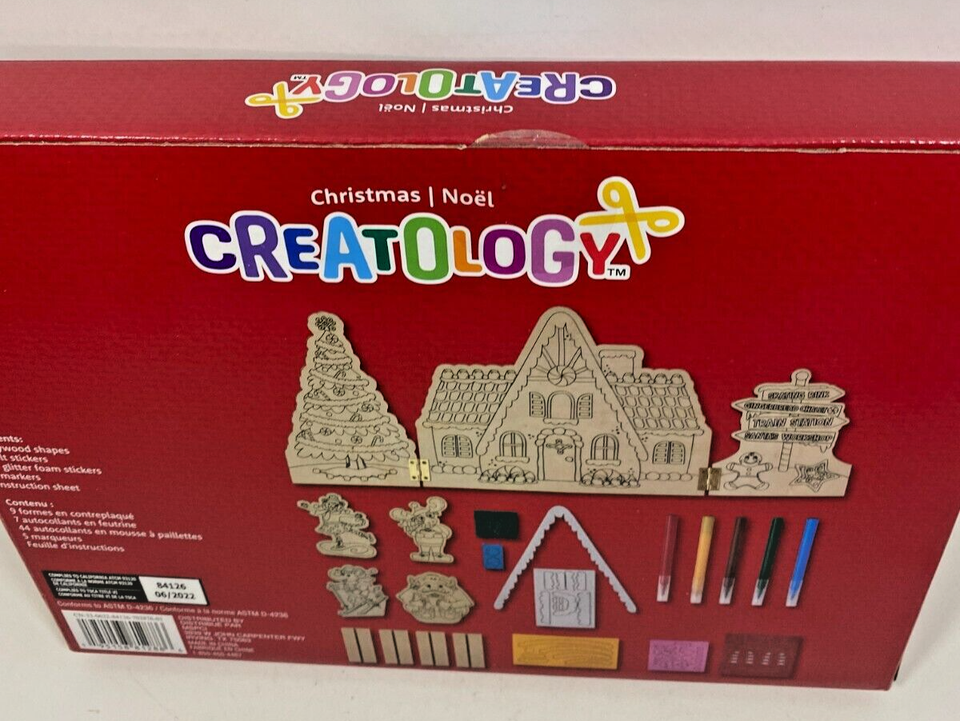 Creatology Wood Scene Craft Kit Christmas Village New Sealed | eBay