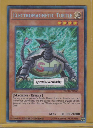 ELECTROMAGNETIC TURTLE - (YGLD-ENA00) Secret Limited - Yu-Gi-Oh Yugi's ...