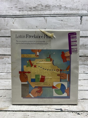 VTG Lotus Freelance Plus Version 2.0 Software 1986 Graphics - Brand New ...
