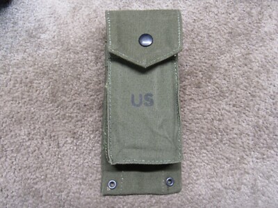 US VIETNAM ERA MAGAZINE MAG AMMO POUCH US MILITARY M1961 USMC 7.62MM 30 ...