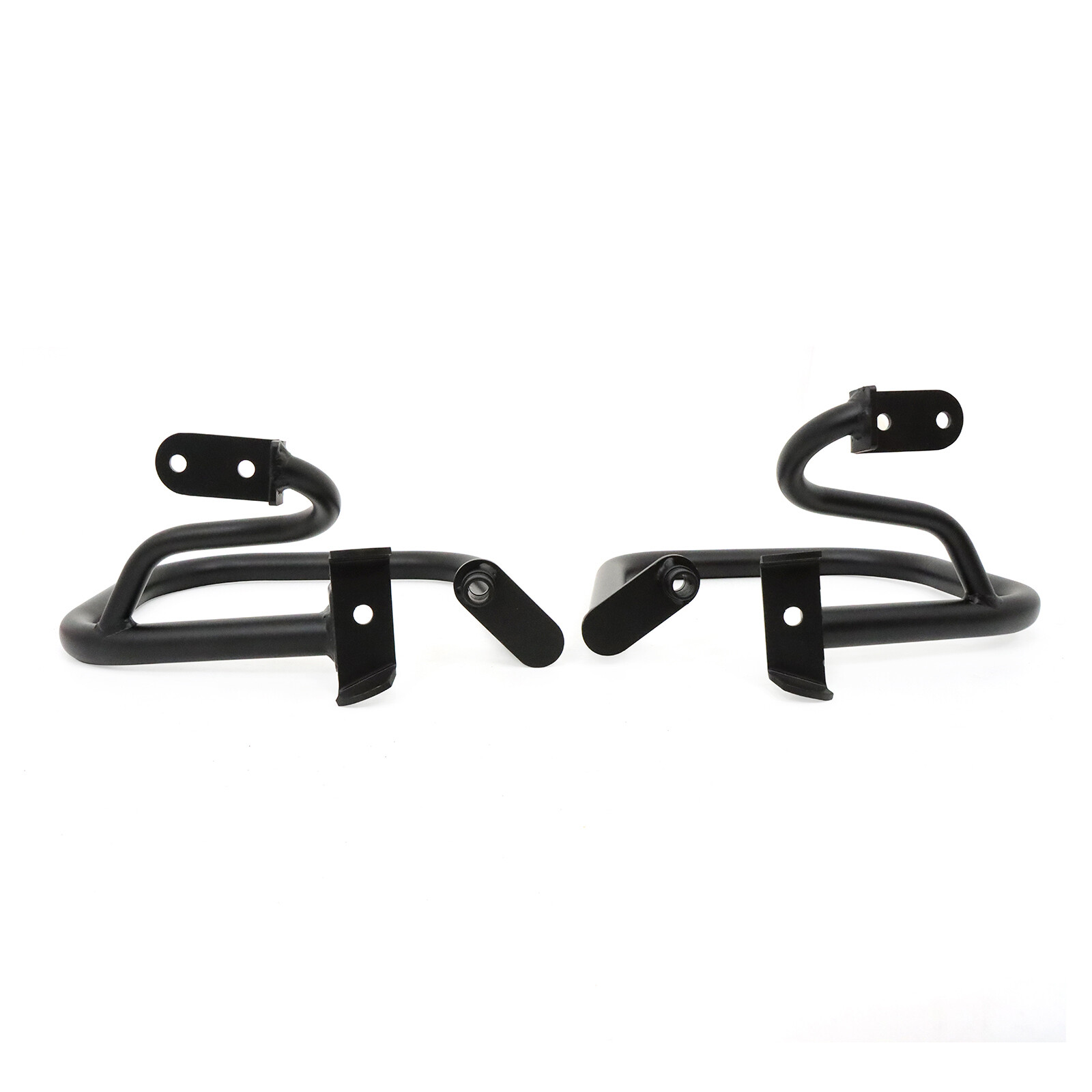 Front & Rear Engine Guard Highway Crash Bars Black Fit For BMW R1200RT ...