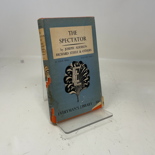 The Spectator Vol III by Joseph Addison HC First Edition Very Good 1945 ...