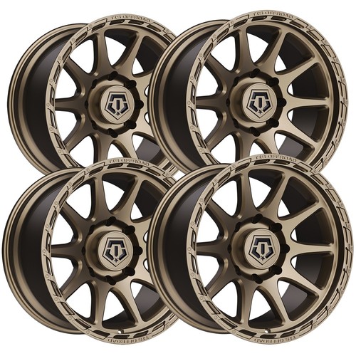 (Set of 4) TIS 563BZ 22x12 8x6.5" -44mm Bronze Wheels Rims 22" Inch ...
