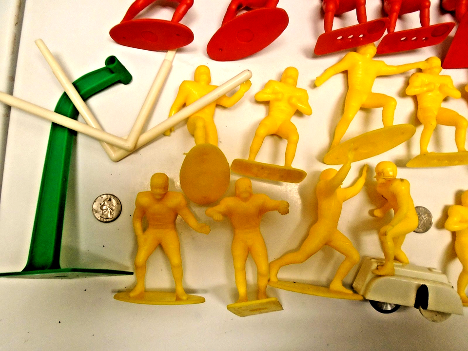 1969 Pro Bowl Football -Louis Marx & Co- Molded Plastic Players Goal ...