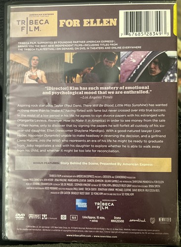 ‘For Ellen’ (DVD 2012 - Library) Paul Dano, Jena Malone, Jon Heder ...