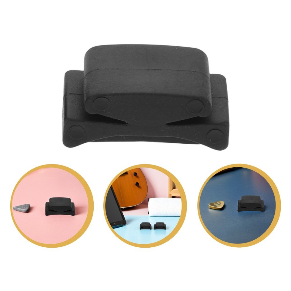 5pcs Rubber Pick Holder Fix On Headstock Guitar Pick Storage Clip For Ukulele | eBay