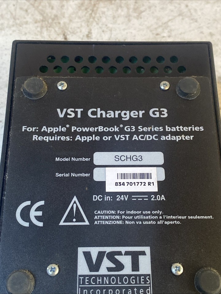 VST Charger G3 For Apple Power Book Model No. SCHG3. Untested | eBay