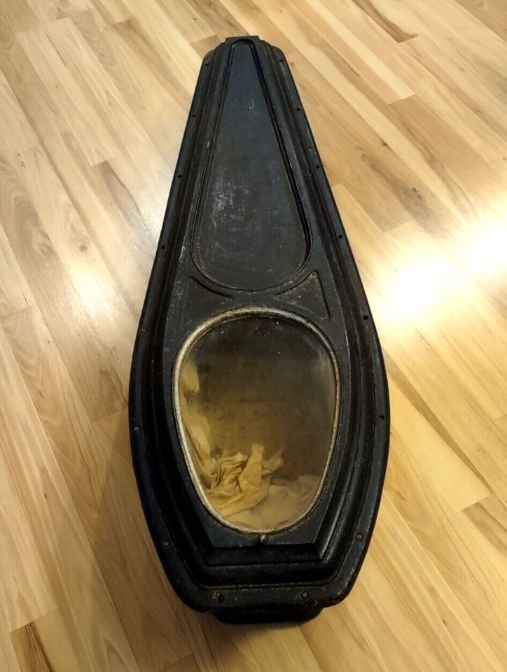 Funeral Casket Victorian Infant Casket Coffin 1850's Cast Iron With ...