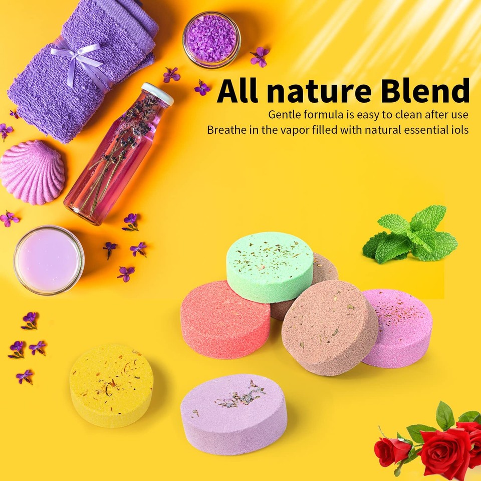 Shower Steamers, Shower Bombs Aromatherapy Relaxing Gift for Women ...