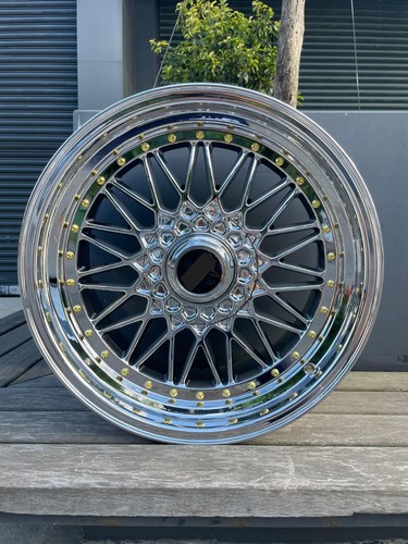 BBS Style Wheels 18x8.5/9.5 CHROME Deep Dish Rims 5x120 | BMW Holden ...
