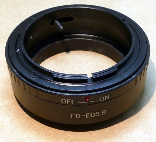 Canon FL FD Lens mount adapter to EOS R Full frame Mirrorless Camera ...