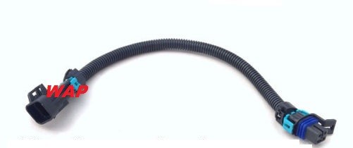 1pc 12" GM Black Square 4Pin 02 Oxygen Sensor Extension Wire Harness ...