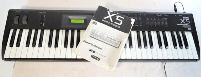 WORKING KORG X5 MUSIC SYNTHESIZER KEYBOARD MIDI WITH MANUAL | eBay