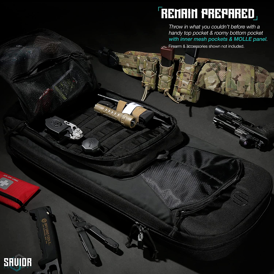 Specialist 30” 34” Tactical SBR Rifle Bag Gun Backpack Soft Firearm ...