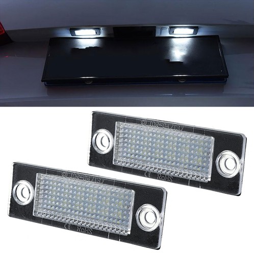 2x LED License Number Plate Light for Transporter T5 Passat Caddy ...