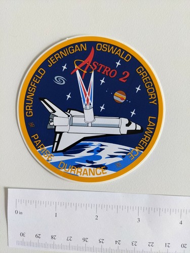 SPACE FLIGHT NASA STICKER DECAL STS-67 ASTRO-2 ENDEAVOR | eBay