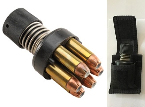 .38/.357 6-Shot K-Frame JetLoader Speedloader with Pouch - - Spring ...