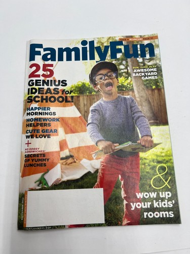 Family Fun Magazine September 2014 - Genius Ideas for Shcool Fall ...