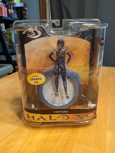 Halo 3 McFarlane Series 1 Cortana Light up Base RARE 1st Run with Both ...