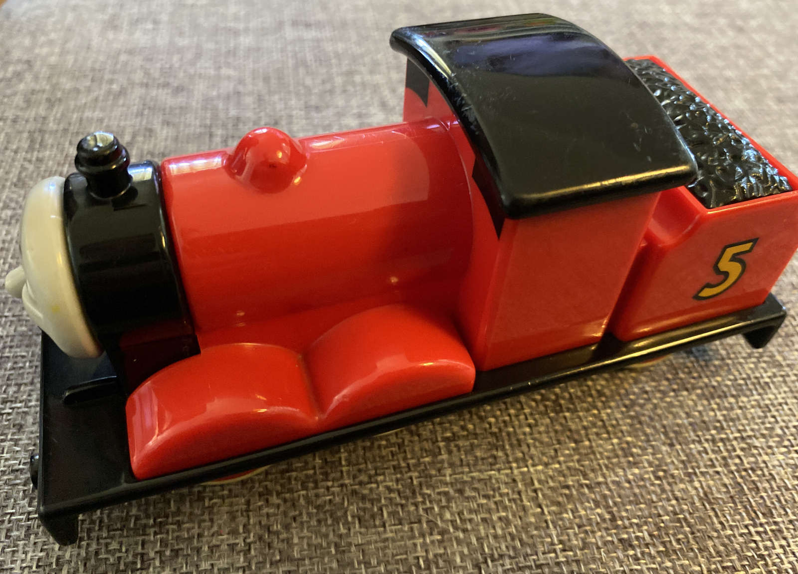 Vintage Thomas The Tank Engine Number 5 Red 1995 Britt Allcroft Train ...