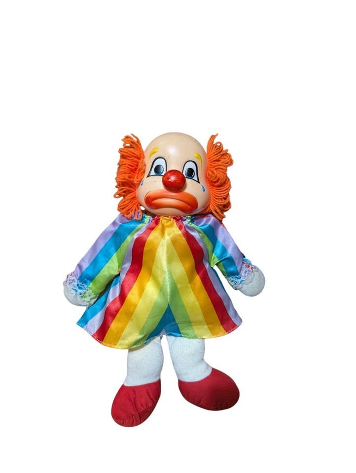 Vintage 1982 Dakin Double Face Clown Doll Happy Sad Rotating Head | eBay