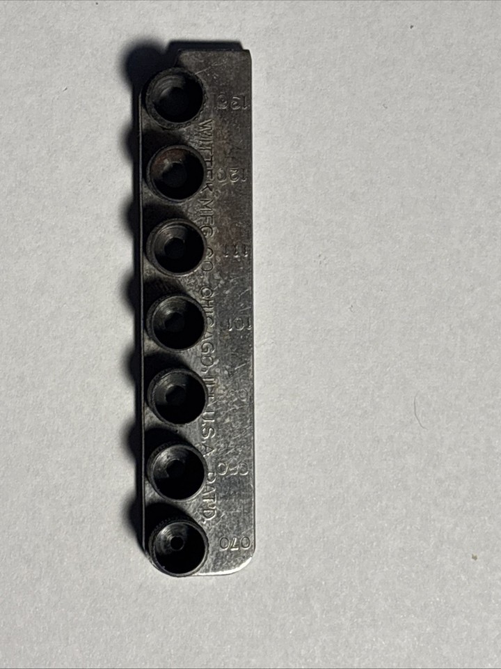 Wittek Vaver Dial Micrometer Target Rear Sight Made In Chicago with ...