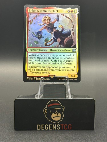 Zidane, Tantalus Thief 0251 Final Fantasy Foil mtg | eBay