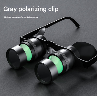 10x Telescope + Grey Polarised Lens 10x HD Fishing Binocular Glasses ...
