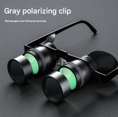 10x Telescope + Grey Polarised Lens 10x HD Fishing Binocular Glasses ...