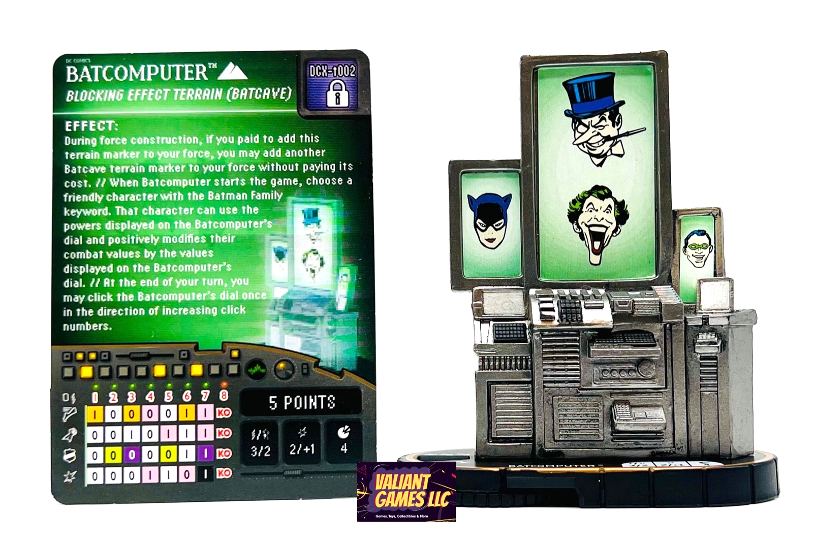 DC Heroclix Batcomputer #DCX-t002 w/ Card Iconix Batcave Vol. 1 Set | eBay