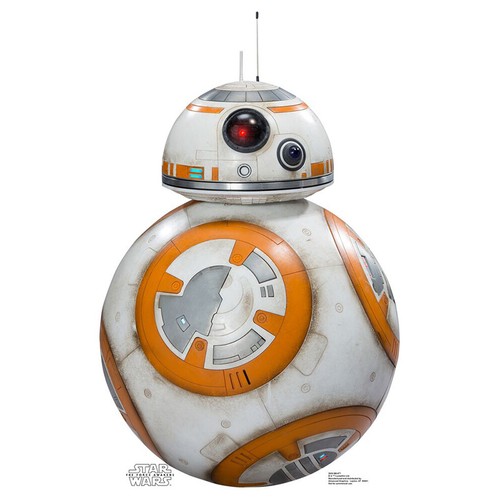BB-8 Star Wars VII Force Awakens Droid CARDBOARD CUTOUT Standup Standee ...