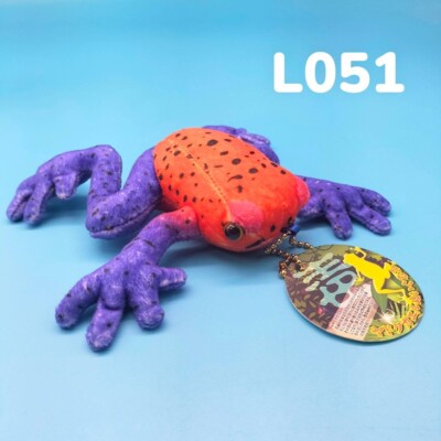 Blue poison dart frog Plush 4" Stuffed Animal Toy Doll Japan L051 ...